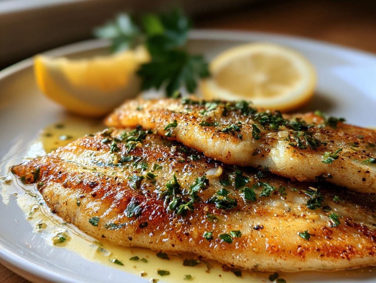Crispy Flounder Lemon Butter: 1 amazing meal – Kitchenstatus