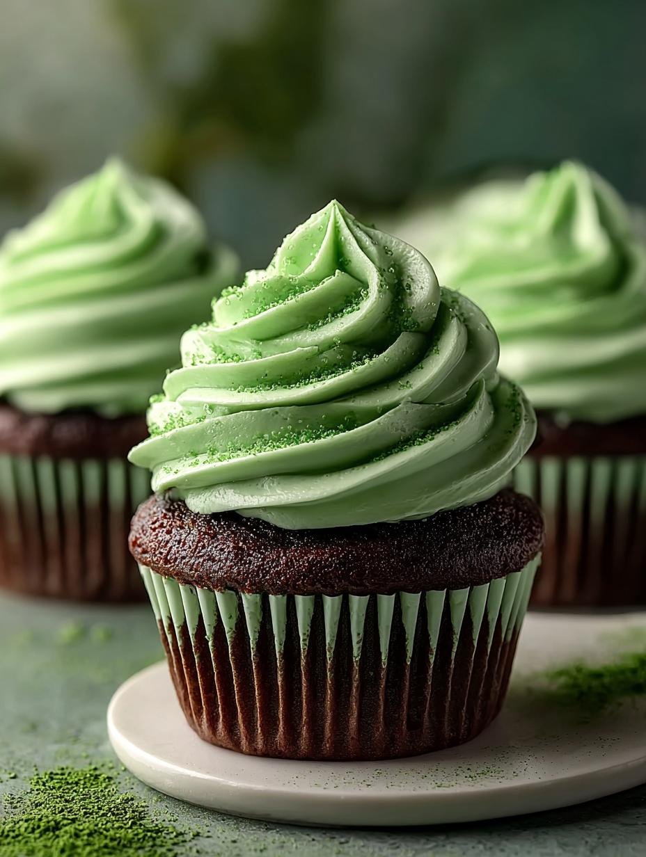 Irresistible Green Velvet Cupcakes with Creamy Cocoa Frosting ...